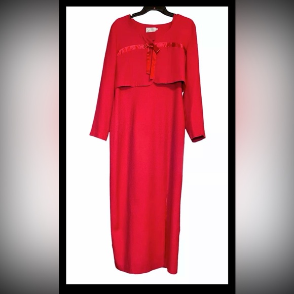 CDC | Dresses | Cdc Caren Desiree Company Vintage 2piece Dress Long ...